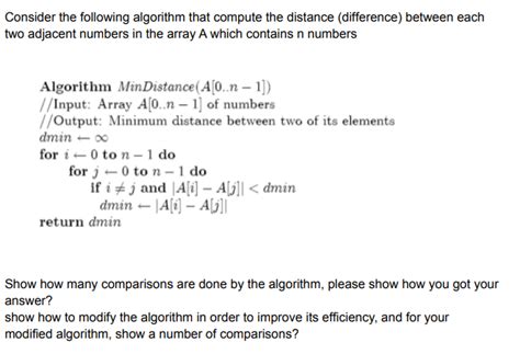 Solved Consider The Following Algorithm That Compute The Chegg