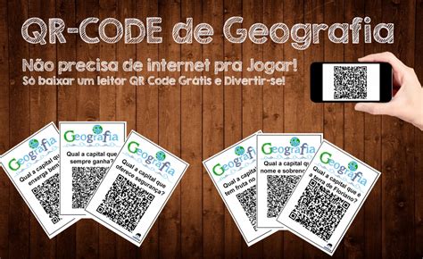QR Code de Geografia 16 Charadas Grátis NerdProfessor