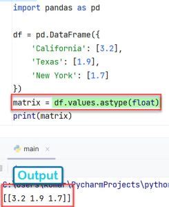Convert A DataFrame To Matrix In Python 4 Methods