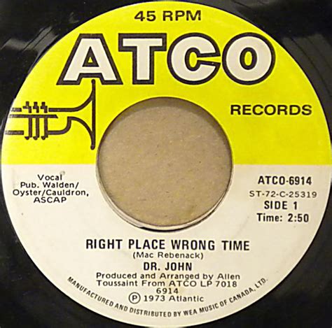 Dr John Right Place Wrong Time Vinyl At Discogs