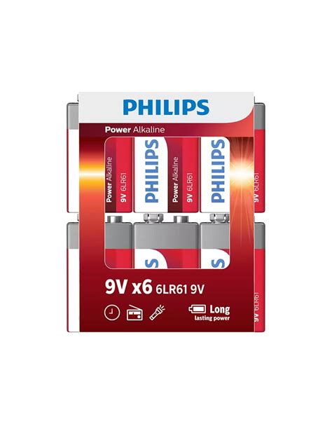 Power Alkaline Batterie 6LR61P6FP/10 | Philips