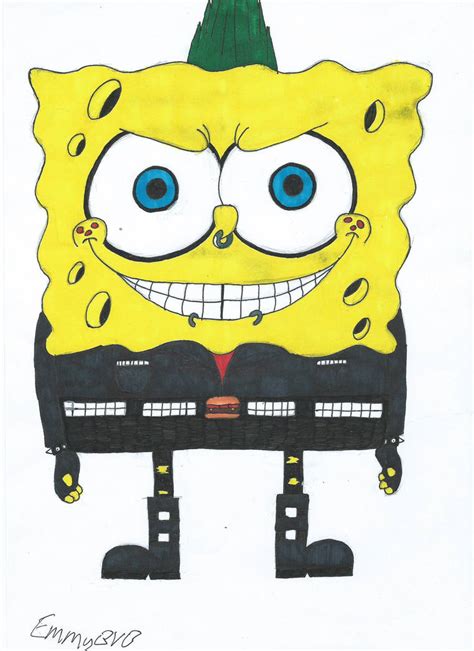 Spongebob Punk Edit By Emmybvb On Deviantart