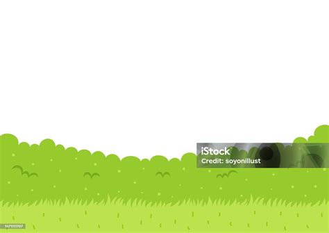 Semaksemak Hijau Di Rumput Latar Belakang Alam Ilustrasi Stok Unduh