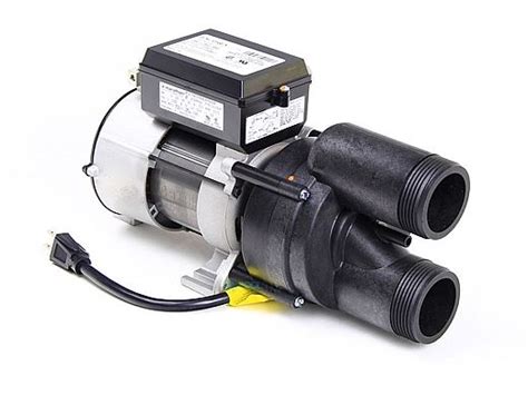 Balboa WOW Bath Pump 5 5A 115V 1SP Front With Air Switch 1017015