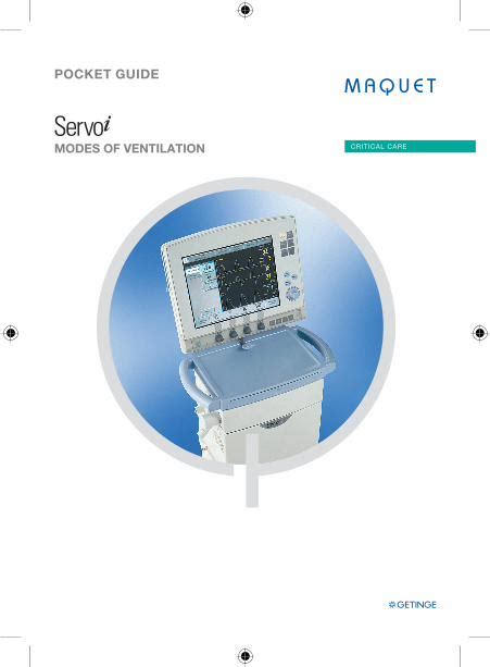 PDF Pocket Guide Servo I Monetmedical PEEP A Positive End Expiratory Pressure Is