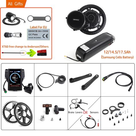 Bafang kit de motorisation de vélo électrique 48V 750W BBS02B
