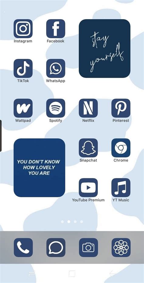 Icons Ios14 Iphone Navy Blue Ideas