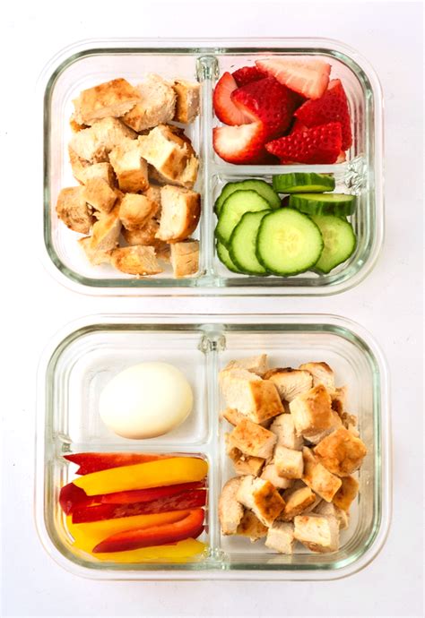 Air Fryer Chicken Meal Prep • Tastythin