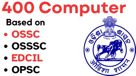 Computer Selected Questions For Junior Teacher Ossc Osssc By Laxmidhar Sir I Computer