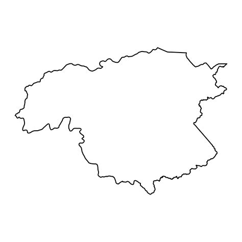 Premium Vector Bolivar State Map Administrative Division Of Venezuela