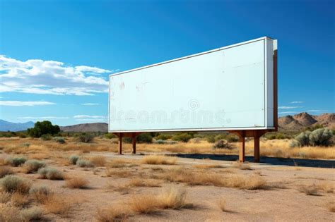 Burla A Un Gran Afiche Publicitario De Carteles Blancos Limpios Ai