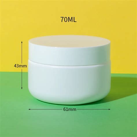 Hdpe Plastic Small Hair Wax Container 70ml Ukpack