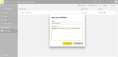 Dataflows In Power Bi Overview Part 2 Hands On Bi Polar