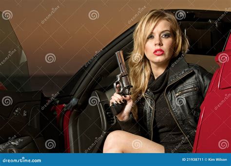 Secret Agent Stock Image Image Of Woman Night Black 21938711