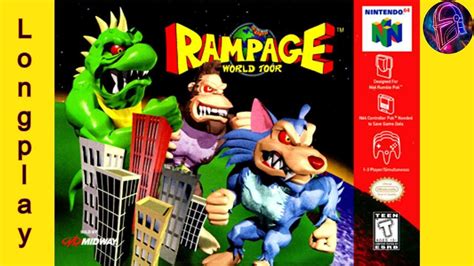 Rampage World Tour N64 Full Gameplay Longplay YouTube