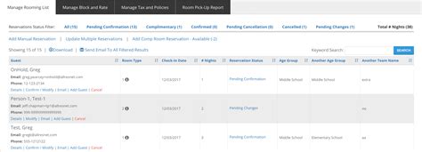 Reservationsroom Block Management Alliance Reservations Network