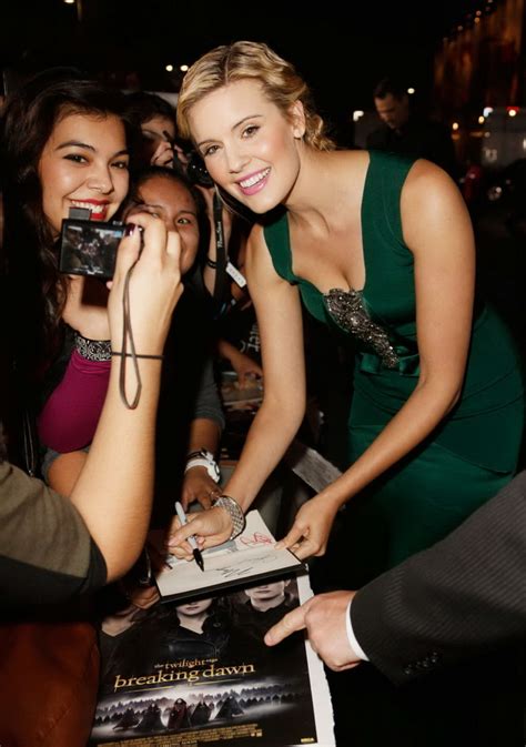 Maggie Grace Shows Cleavage Wearing Hot Green Maxi Dress At The