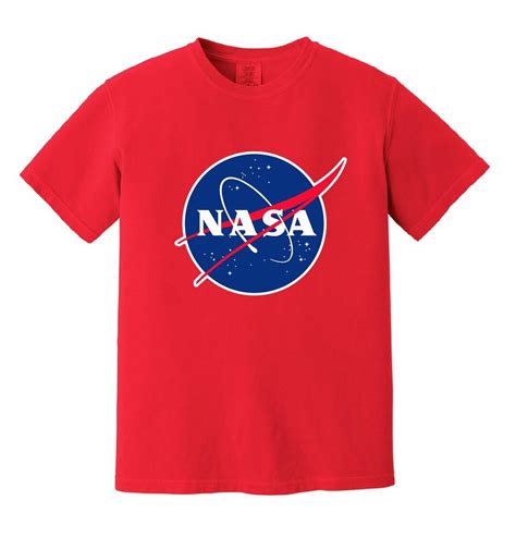 Nasa Unifort Colors Garment Dye T Shirt Nasa Space T Etsy