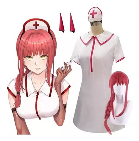 Cosplay Completo Makima O Power Enfermera Anime Chainsaw Man En Venta
