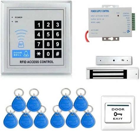 Single Door Access Control EM Lock Push Button Controller At Piece Door Entry