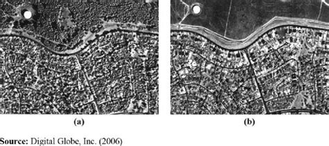 A Quick Bird Panchromatic Highresolution Satellite Image Of The Urban Download Scientific