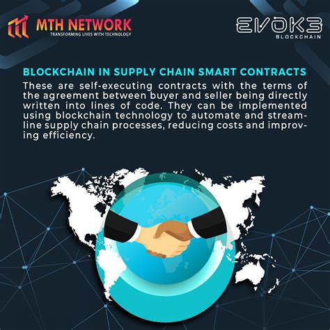 Blockchain In Supply Chain Smart Contracts Mthn Coin Medium
