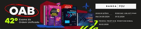 42º Exame da Ordem Unificado Edital Publicado