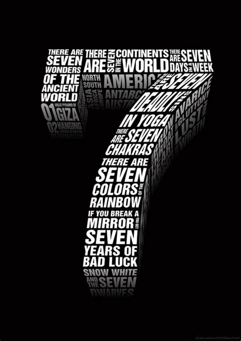 17 Best Images About 7 On Pinterest Behance Typography And Lucky