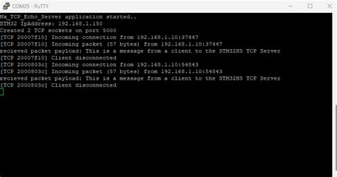 Handling Multiple Tcp Clients On Stm32h563 With Ne