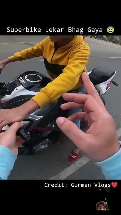 10 Lakh Ki Superbike Lekar Bhag Gaya 😰 Shorts Ytshorts Bike Rider