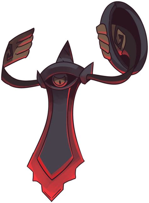 Honedge Pokemon Steel Blade Eerie Spirit Ghost Type Phantom Armor PNG