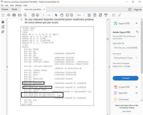 assembly [bx][si] and mov byte ptr how does it work stack overflow