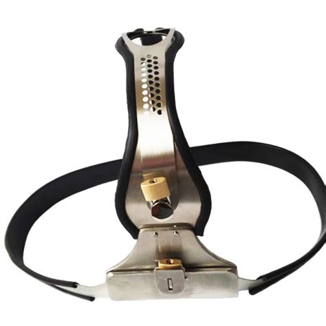 Female Chastity Belt With Removable Anal Plug And Vaginal Plug