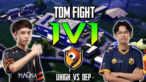 Pubg Mobile Malaysia Tdm Fight 1v1 Uhigh Vs Dep Youtube