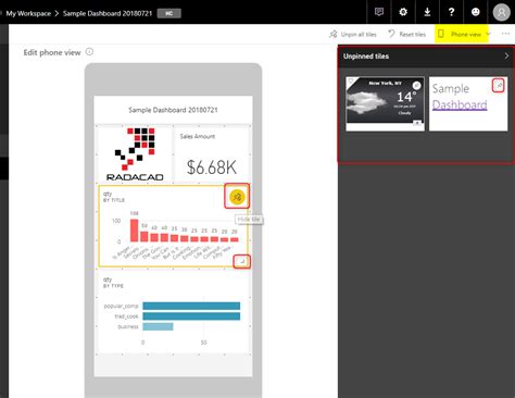 Power Bi Design Tip Design For Mobile Device Radacad