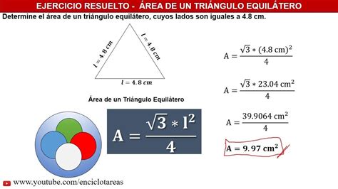 Cómo Calcular El Área De Un Triángulo Equilátero Bambes