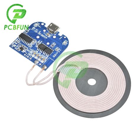 메인보드 수리 기판 아두이노 5v 10w 빠른 충전 무선 충전기 송신기 모듈 Pcba 회로 보드 Usb 티몬