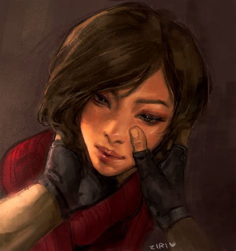 Leon S Kennedy And Ada Wong Resident Evil Drawn By Katlovesstar