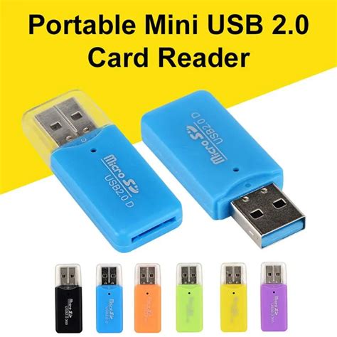 Đầu đọc Thẻ Mini Micro Tf Sd Usb2 0 Bộ Chuyển đổi Thẻ Lưu Trữ Máy Tính Xách Tay Tốc độ Cao