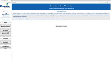 RealityServer RLM Licensing Installation