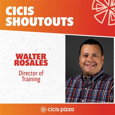Cicis Pizza On Linkedin 👋 Meet Our Director Of Training Walter