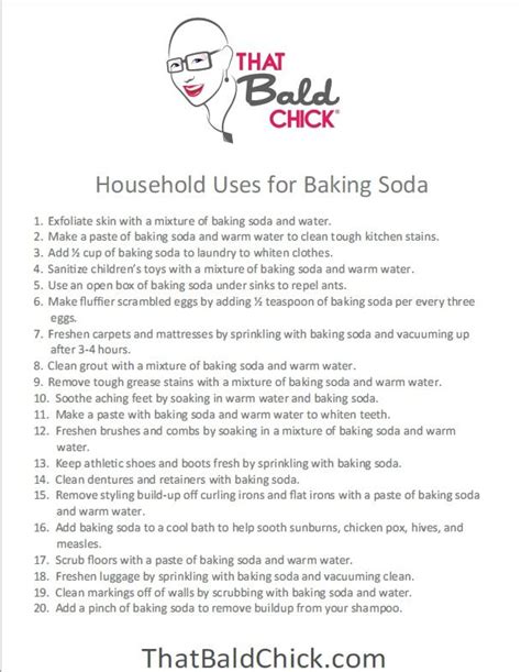 20 Household Uses For Baking Soda