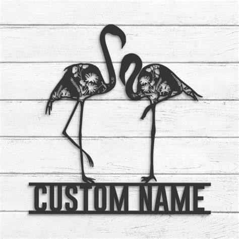 Dinozozo Wild Flower Couple Flamingo Wedding Valentines Day