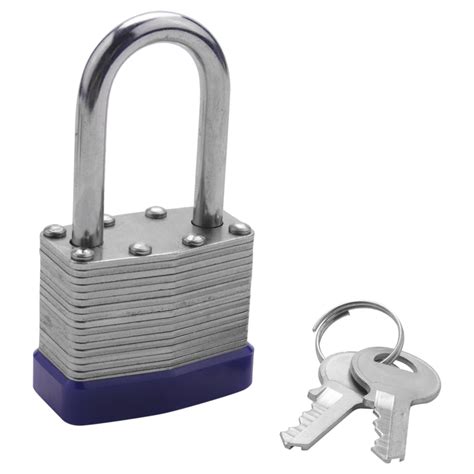 2 Pack Padlocks With Keys Shackle Padlocks Long Lock Heavy Duty Key Padlock Weatherproof Locks