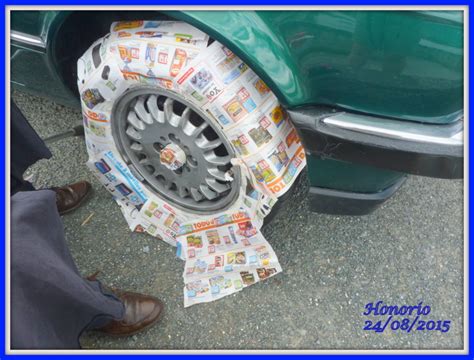 Autos clásicos populares PINTANDO LAS LLANTAS SIN DESMONTAR