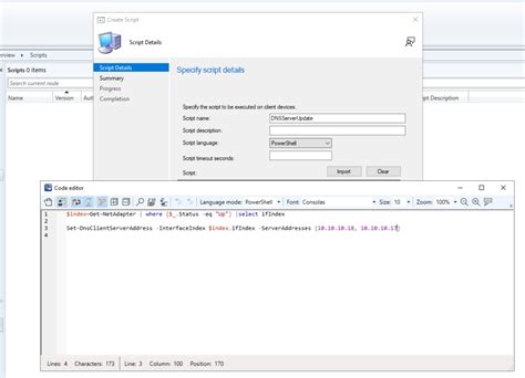 SCCM Update Client DNS Client Server Address CMPivot