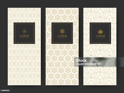 그림을 벡터 Branding 패키지 패턴 자연 배경 아이콘 배너 바우처 봄 여름 열 대 패턴에 대한 스톡 벡터 아트 및 기타