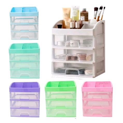 Jual Rak Tempat Kosmetik Susun Laci Tempat Kosmetik Susun Laci Serbaguna Susun Rak