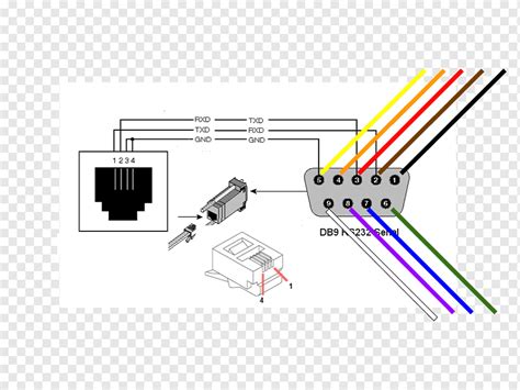 rs232 cable wiring diagram color circuit diagram