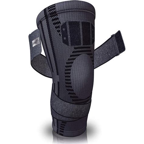 Opaska Uciskowa Stabilizator Elastyczna Regulowana Na Kolano L Czarno